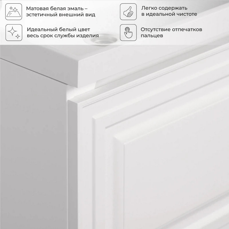 Тумба c раковиной подвесная Итана Verona 2.0 60 с выдвижным ящиком ...